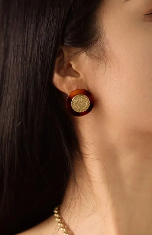 RETRO CHIC Coin Earrings