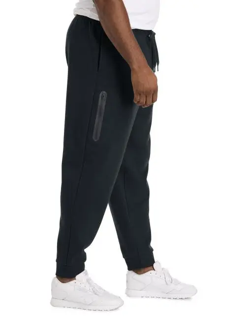 REEBOK Big & Tall Performance Tech Fleece Joggers - Black