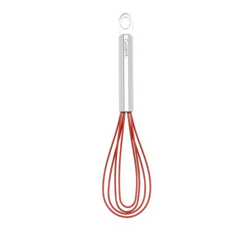 CUISIPRO 8-inch Silicone Flat Whisk - Red