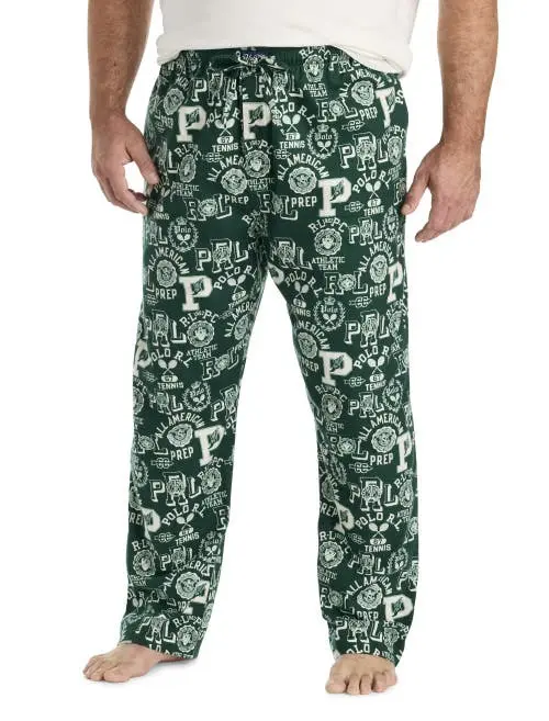 Polo Ralph Lauren Big & Tall Printed Lounge Pants - Green