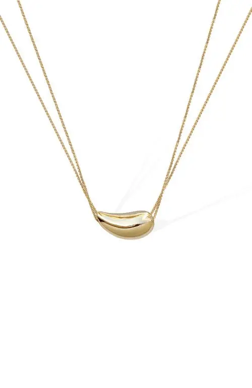 RC RETRO CHIC Drop Pendant Necklace - Gold