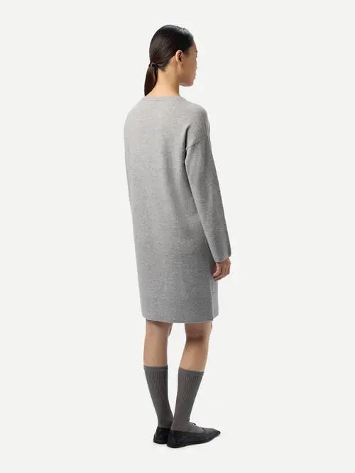 Gobi Cashmere Cashmere Knit C-neck Dress - High Rise