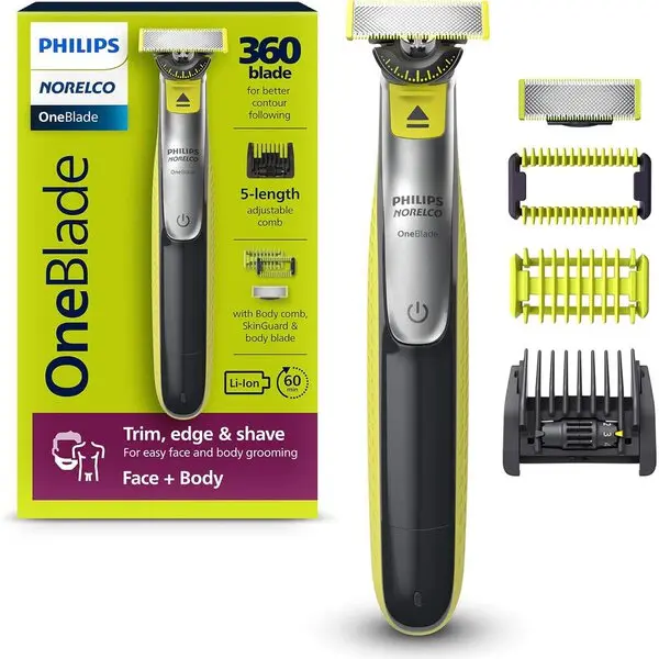 PHILIPS NORELCO Oneblade 360 Face + Body - Silver
