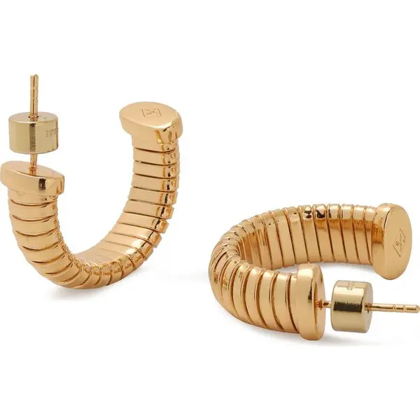 RC RETRO CHIC Minimalist Hoop Earrings - Gold