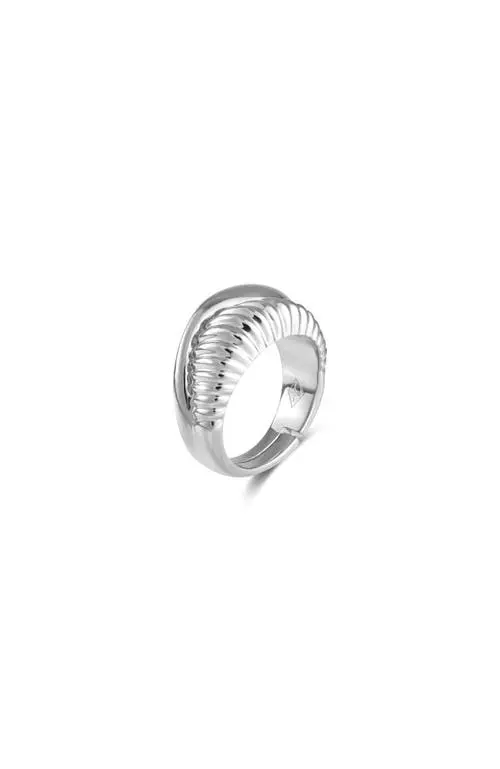 RETRO CHIC Drop Ring - Silver