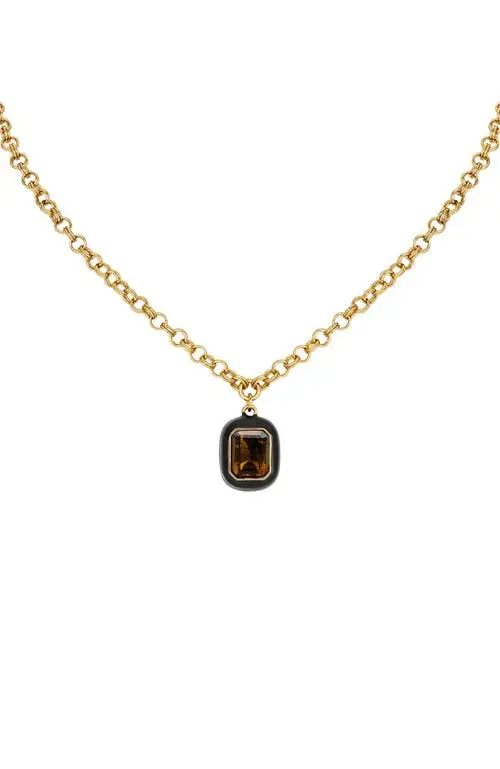 RC RETRO CHIC Roman Night Pendant - Brown & Gold