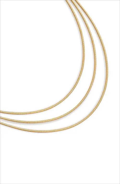 RETRO CHIC Whispers Convertible Chain Necklace - Gold