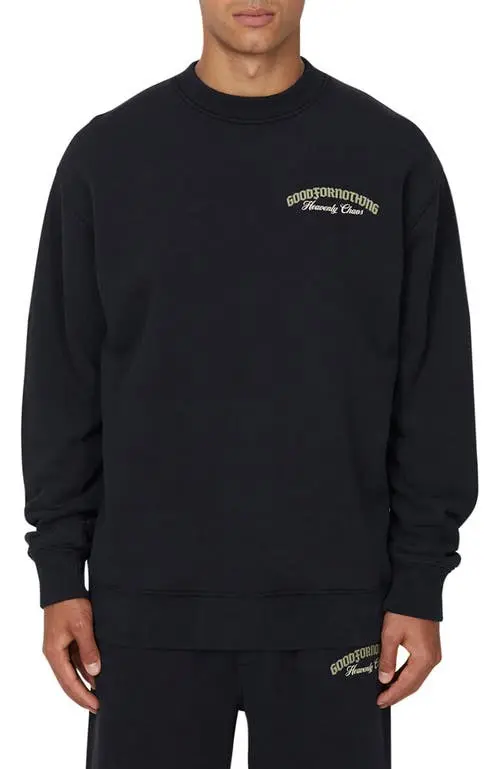 GOOD FOR NOTHING Heaven Relaxed Crewneck Sweatshirt