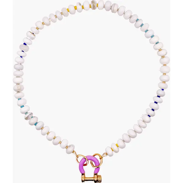 SHOP SPICY DAN Opal Necklace - Ivory