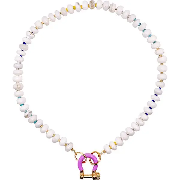 SHOP SPICY DAN Opal Necklace - Ivory