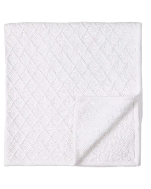 MINIMOI Cotton Knit Cuddle And Receiving Blanket - White