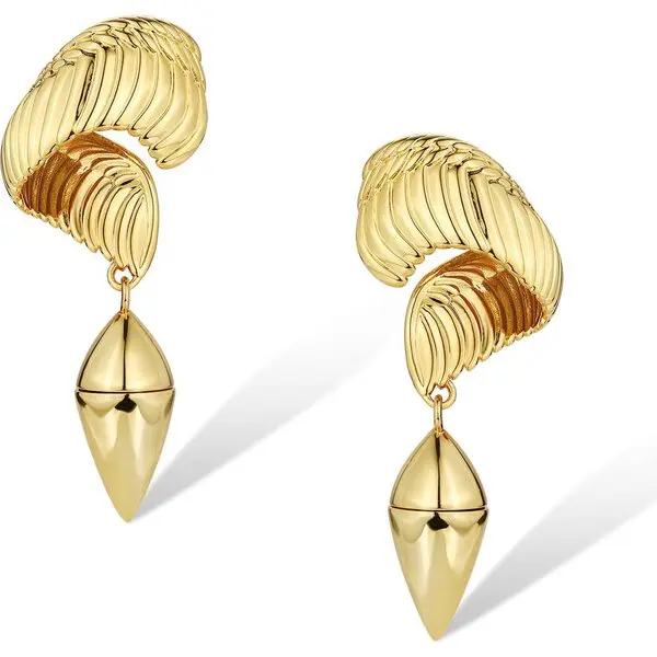 RC RETRO CHIC Hawk Wing Earrings - Gold
