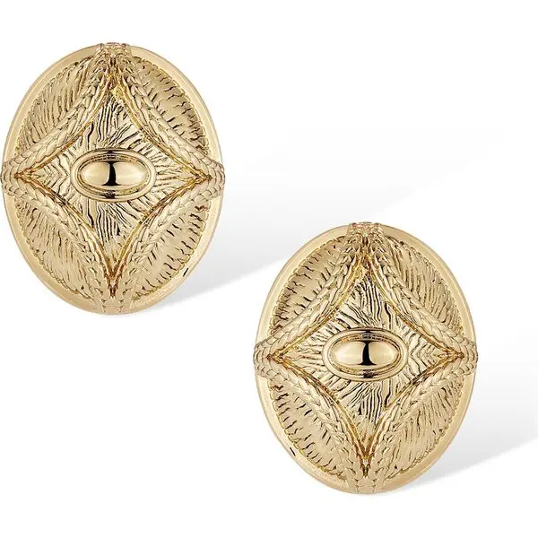 RC RETRO CHIC Egypt Eye Earrings - Gold