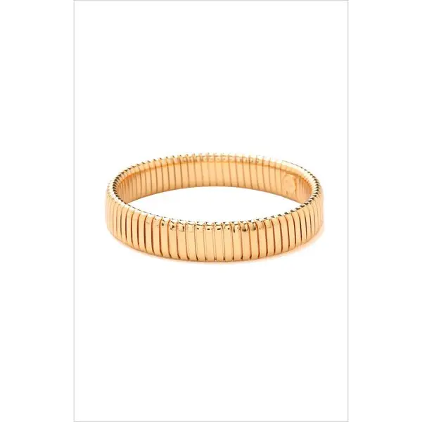 RC RETRO CHIC Wide Gladiator Minimalist Bracelet - Gold