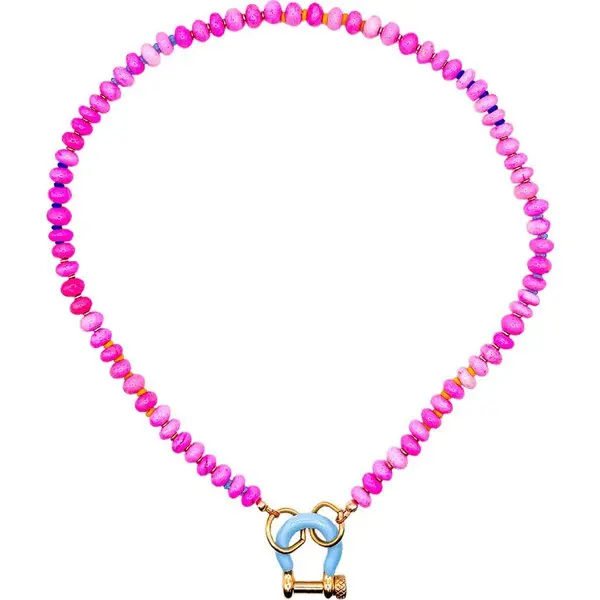 SHOP SPICY DAN Maui Opal Necklace - Pink