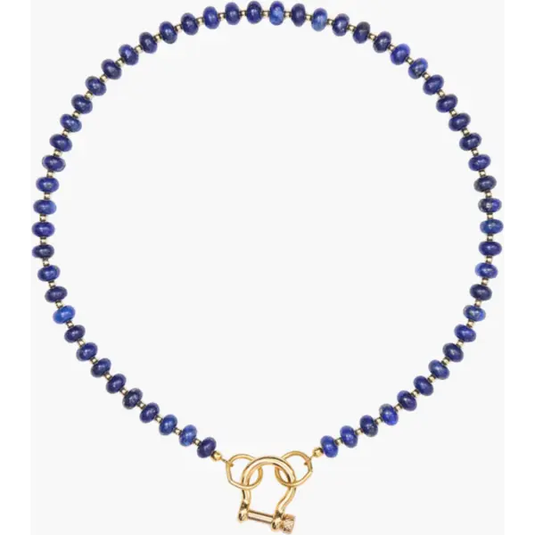 SHOP SPICY DAN Lapis Gold Plated Necklace - Blue