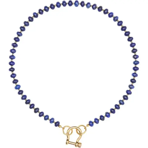 SHOP SPICY DAN Lapis Gold Plated Necklace - Blue