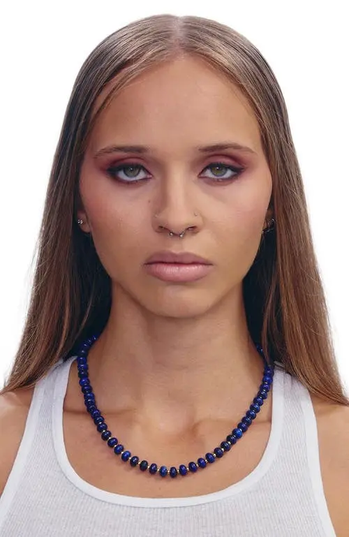 SHOP SPICY DAN Lapis Gold Plated Necklace - Blue
