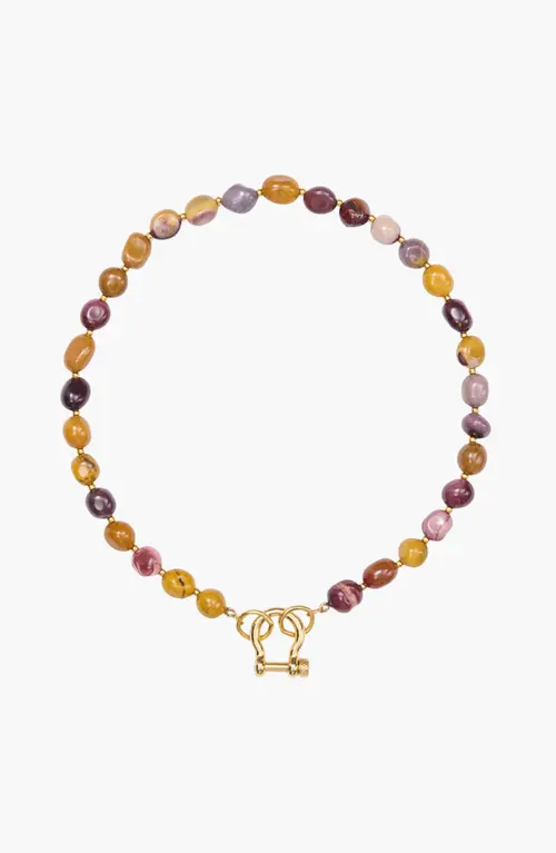 SHOP SPICY DAN Pebble Mookaite Necklace - Multicolor