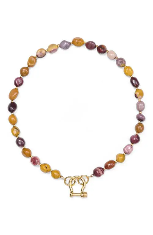 SHOP SPICY DAN Pebble Mookaite Necklace - Multicolor