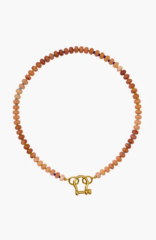 SHOP SPICY DAN Bevo Gender Inclusive Quartz Necklace - Peach