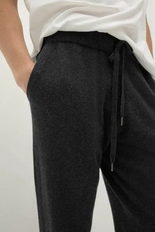Naked Cashmere Karter Cashmere Joggers - Charcoal