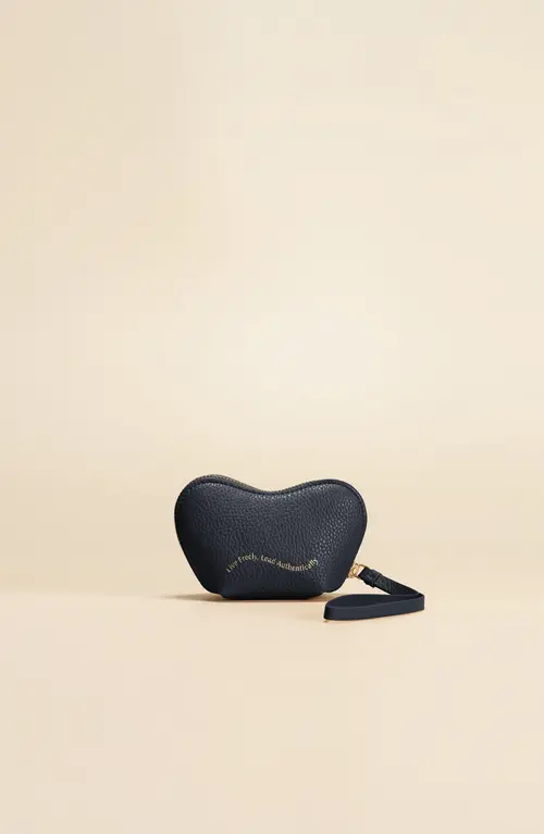 OLEADA Mini Le Coeur Pouch - Indigo