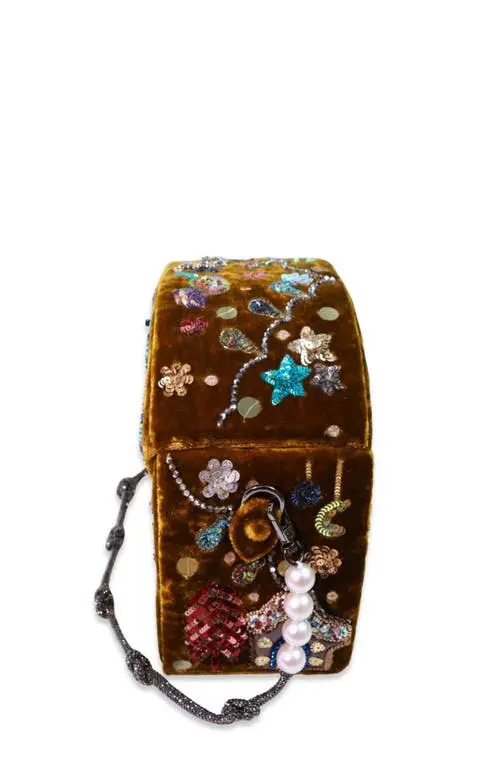 SIMITRI Holiday Half Moon Bag - Brown