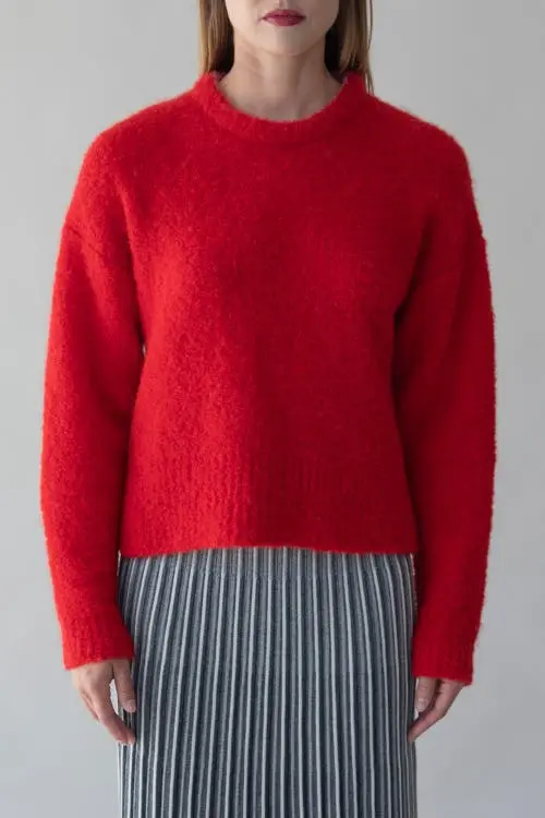 SSKEIN Belle Bouclé Pullover - Scarlett
