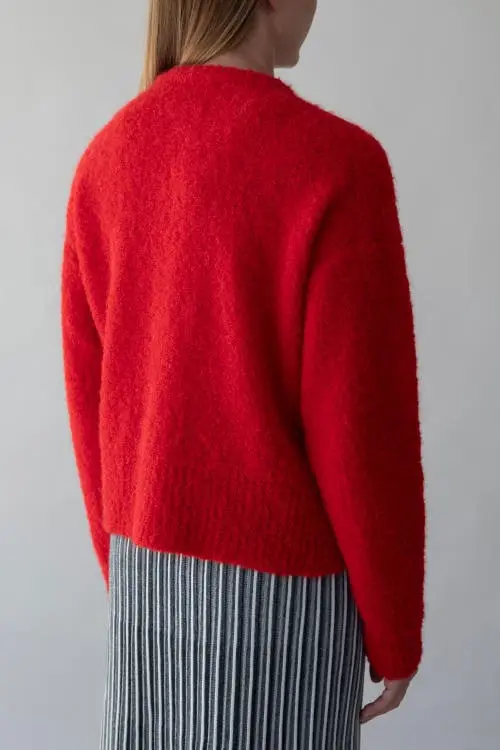 SSKEIN Belle Bouclé Pullover - Scarlett