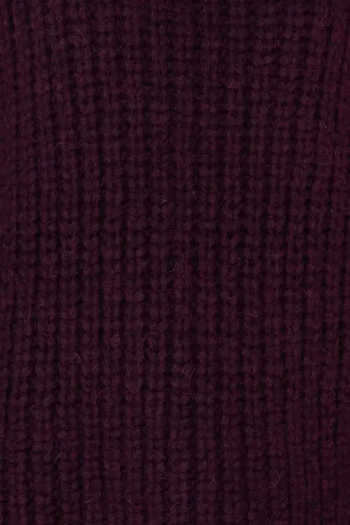 SSKEIN Sylvie Handknit Pullover - Aubergine