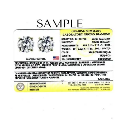 BLISS DIAMOND 1ct Tw Diamond Stud Earrings