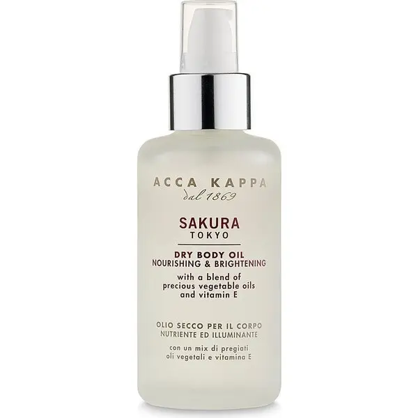 ACCA KAPPA Sakura Tokyo Dry Body Oil - White