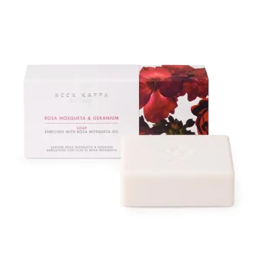 ACCA KAPPA Rosa Mosqueta & Geranium Soap - White