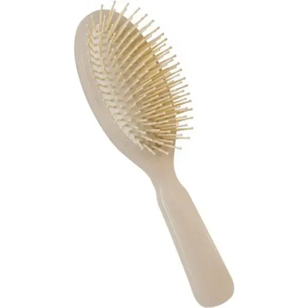 ACCA KAPPA Eye Oval Pom Pin Brush - Ivory