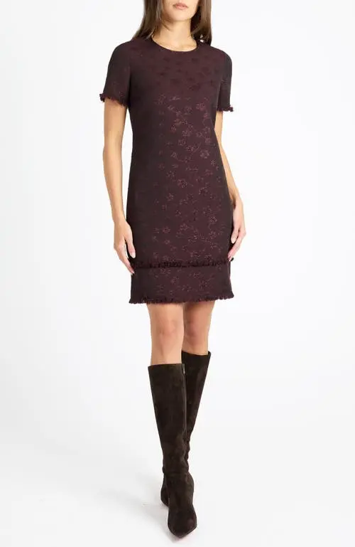 Santorelli Melania Short Sleeve Shift Dress
