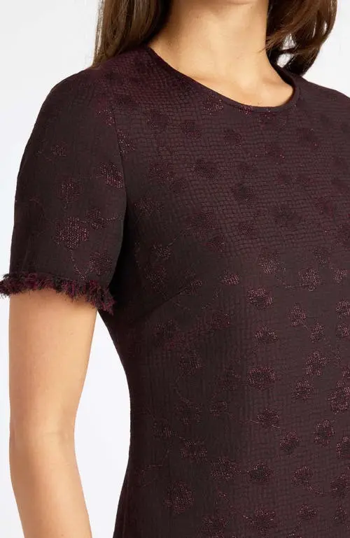 Santorelli Melania Short Sleeve Shift Dress
