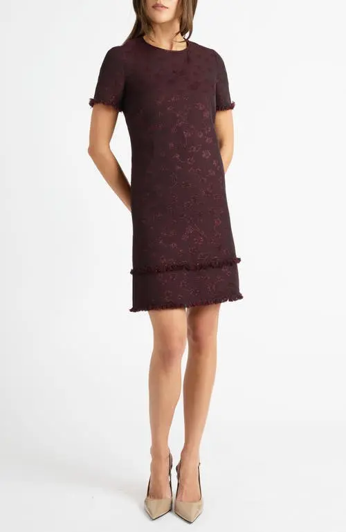Santorelli Melania Short Sleeve Shift Dress