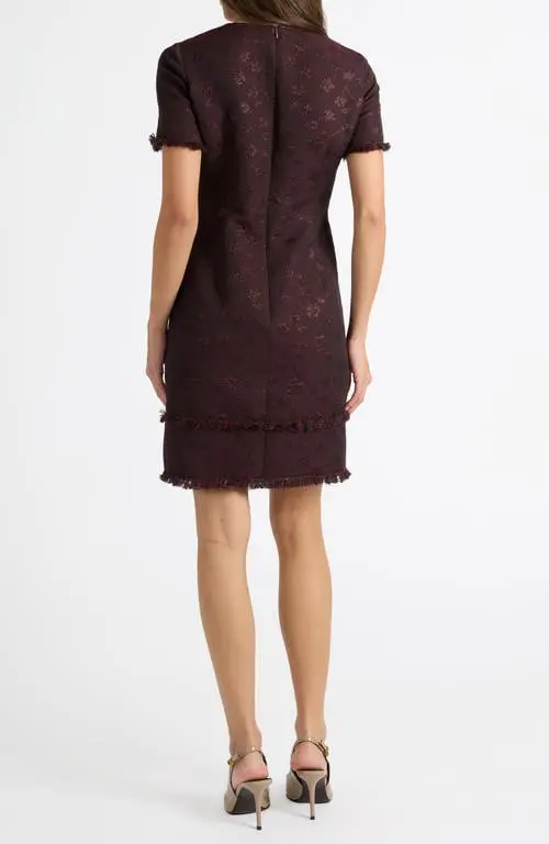 Santorelli Melania Short Sleeve Shift Dress