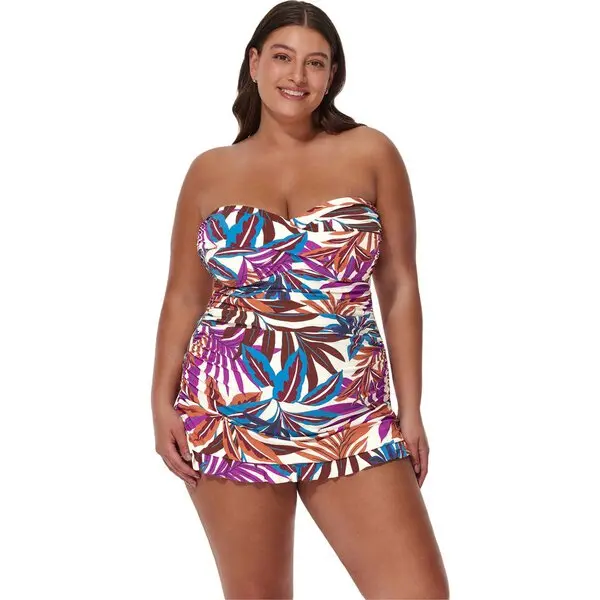 GOTTEX Plantopia Bandeau Swimdress - Multi