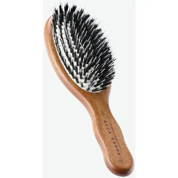 ACCA KAPPA Classic Oval Brushmixed Bristles - Tan