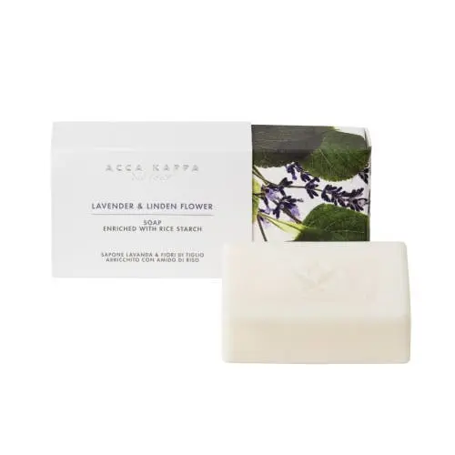 ACCA KAPPA Lavender & Linden Flower Soap - White