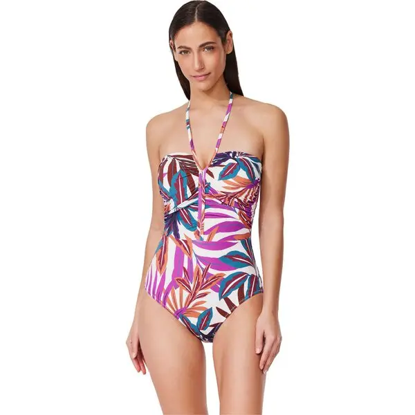 GOTTEX Plantopia Bandeau One Piece - Multi