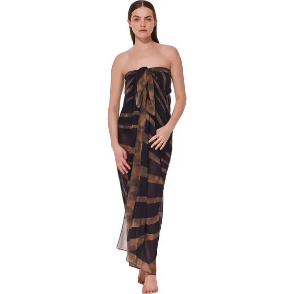 GOTTEX Desert Queen Pareo Cover-up - Black-brown