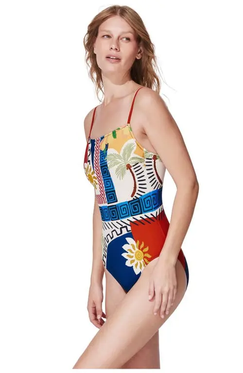 GOTTEX Positano Square Neck One Piece