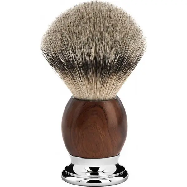 MUHLE Sophist & Chrome Silvertip Badger Shaving Brush - Ironwood