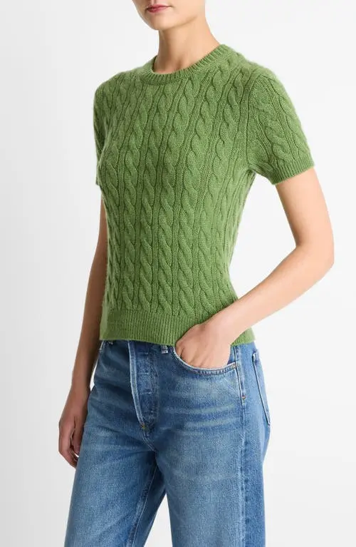 Vince Cable Short Sleeve Sweater