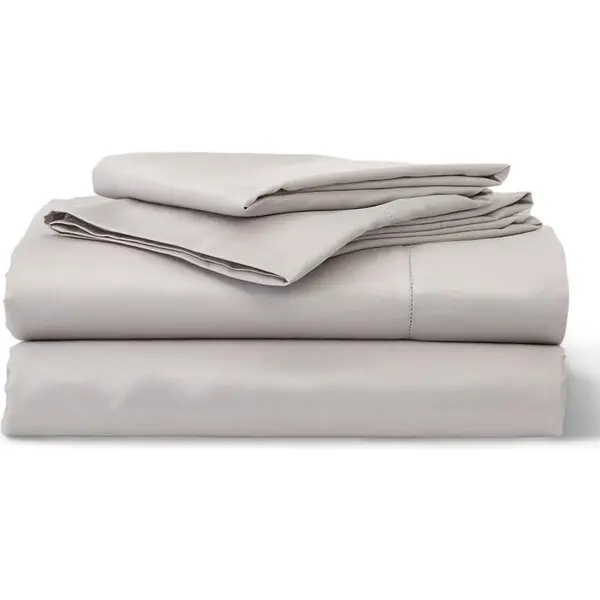 ELA LANE USA Heritage Organic Sateen Sheet Set - Grey