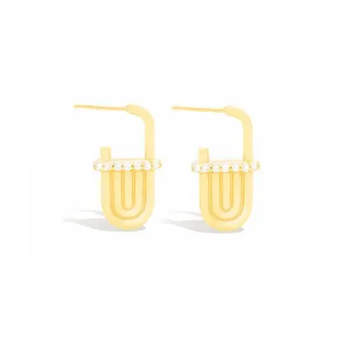 CAMPBELL + CHARLOTTE Edge All Day Earrings - Gold