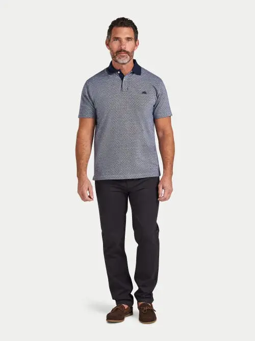 RAGING BULL Short Sleeve Dobby Jersey Polo Shirt